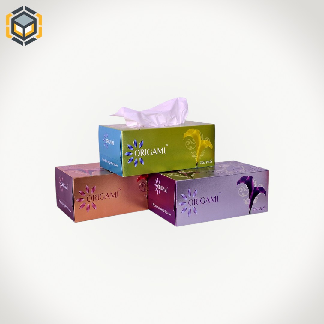 Tissue Boxes - Rack Packaging